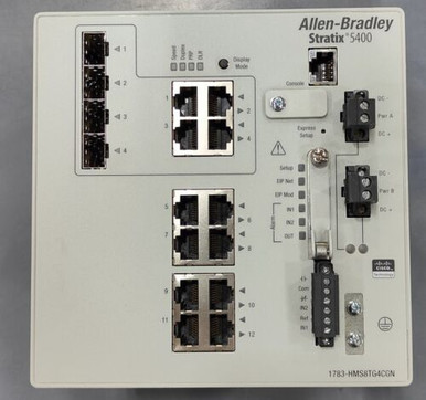 New Allen Bradley 1783-Hms8Tg4Cgn Stratix 5400 Ethernet Switch Ship ...