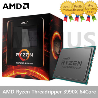 Amd Ryzen Threadripper 3990X 64Core 128Thread 2.9Ghz 7Nm Strx4 Cpu ...