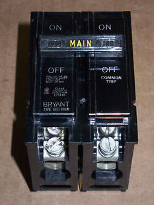 Bryant BR 2 pole 100 amp 120/240v BR2100BM Circuit Breaker - SPW Industrial