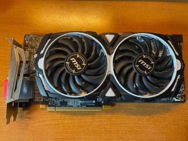 Msi Amd Radeon Rx580 Armor 8Gb Gddr5 Pci-E Graphics Video Card Dp Dvi ...