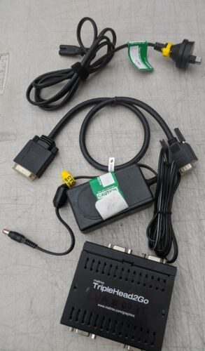 Matrox Triplehead2Go T2G-A3Af Multi Display Vga T2Ga3Af + Adapter ...