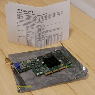 Elsa Synergy Ii-32 Riva Tnt2 By Nvidia Agp Vga 2D 3D 32Mb Video Card ...