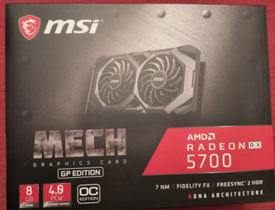 Msi Radeon Rx 5700 Mech Oc 8Gb Graphics Card - SPW Industrial