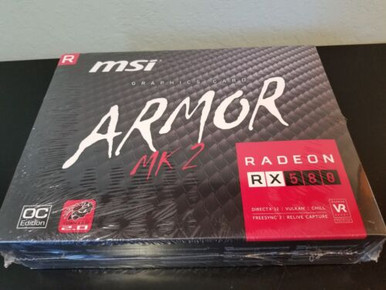 Msi Amd Radeon Rx 580 Armor Mk2 Oc 8Gb Gddr5 Graphics Card Nib New ...