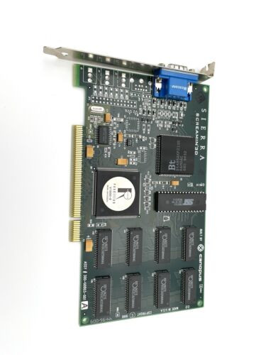Sierra Screamin 3D Rendition Verite V1000E 4Mb Video Card Untested ...