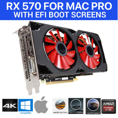 Apple Mac Pro Amd Rx570 4Gb Pci-E Video Card Osx Mojave Big Sur ...