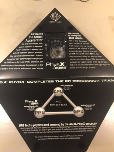 New Sealed In The Box Bfg Tech Physx By Ageia 128Mb Pci Card - SPW ...
