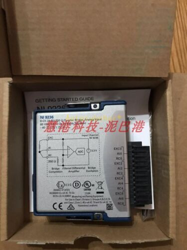 1Pc New Ni 9236 Module 779994-01 8 Channel, ¼ Bridge Strain Gauge ...
