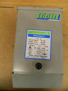 HEVI DUTY HS1F1BS TRANSFORMER 1.0KVA 1KVA 1 KVA HI 240/480V LO 120/240V ...