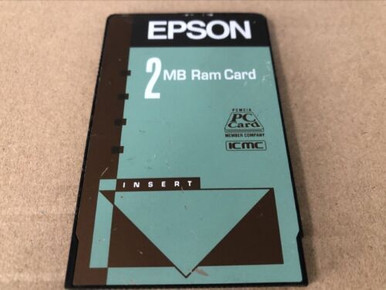 Epson 2Mb Sram Pcmcia Ram Card No Battery - SPW Industrial