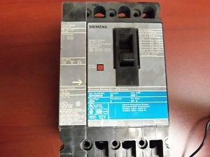 SIEMENS THREE-POLE CIRCUIT BREAKER ED43B030 30A 480V+S01ED60 SHUNT TRIP ...