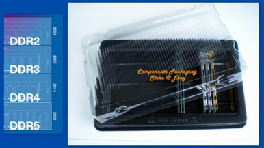 50 Ddr Memory Tray Case For Desktop Pc Server Dimm Ram Modules - Fits ...