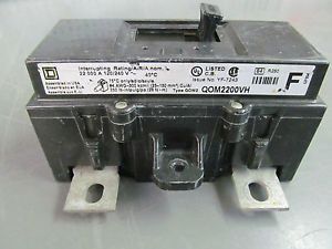 Square D QOM2200VH 200 Amp 2 Pole 240 V Circuit Breaker - SPW Industrial