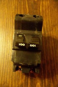 FPE 100 AMP 2 POLE MAIN CIRCUIT BREAKER TYPE NB BOLT-ON WORKING - SPW ...