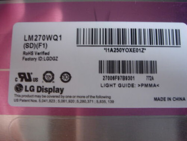 Complete Screen Apple Imac 27 " 2012 Lm270Wq1-(Sd)(F1) 661-7169 Lcd ...