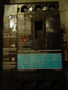 SIEMENS ED43B060 3 POLE 60 AMP TYPE ED4 CIRCUIT BREAKER with enclosure ...