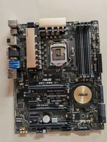 Asus Z97-Pro Motherboard Lga1150 Chipset Intel Z97 Ddr3 With I/O Baffle ...