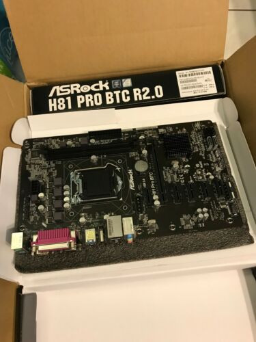 Mining Motherboard Brand New Asrock H81 Pro Btc R2.0 (Super Alloy ...