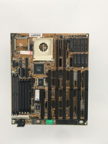 Fic 486-Gvt-2, At Mb, Socket 3, 6X Isa, 2X Vlb, Intel Cpu 486Dx2-50 ...