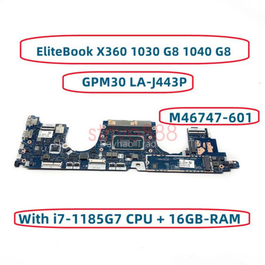 M46747-601 M46747-001 La-J443P For Hp X360 1030 1040 G8 W/ I7-1185G7 ...