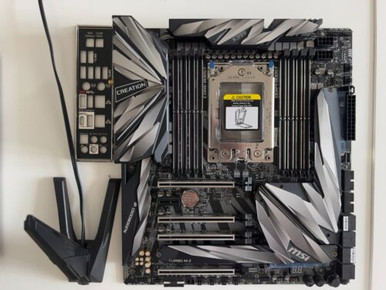 Msi Meg X399 Creation Motherboard, Amd X399 Chipset, Tr4, E-Atx - SPW ...