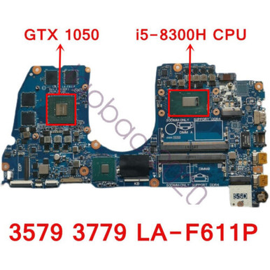 Cn-09Npnp For Dell G3 3579 3779 W/ I5-8300H Cpu Gtx1050 4Gb Motherboard ...