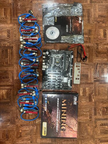 Asus B250 Mining Expert Motherboard - New - With 11 Gpu Risers Included ...