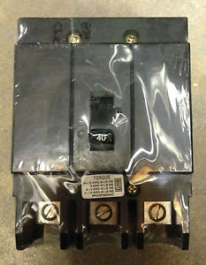 Cutler Hammer Ghb3040 3 Pole 40 Amp 480 Volt Circuit Breaker Used - SPW ...