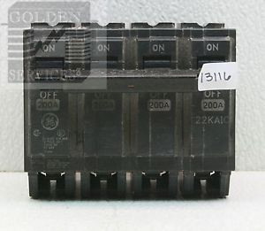 Ge Thqmv200 Circuit Breaker 120/240V 200A 4P - SPW Industrial