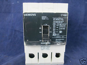 Siemens Ngb3B100 Circuit Breaker 3 Pole 100 Amp 480 Volt Type Ngb - SPW ...