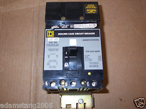 Square D Fa Fa34100 3 Pole 100 Amp 480V Circuit Breaker Gray Label ...