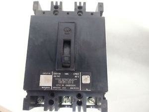 Westinghouse Ehb3100 Used Great Shape 3P 100A 480V Breaker See Pics B18 ...