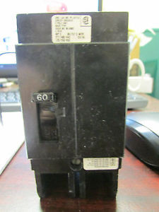 Westinghouse Ghb2060 60 Amp 2 Pole Circuit Breaker Clean Tested ...