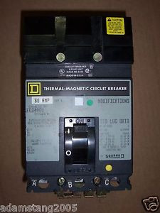 Square D Fc Fc34060 3 Pole 60 Amp 480V Circuit Breaker - SPW Industrial