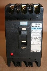 Mitsubishi Motor Breaker Mb30-Sb, 32 Amp, 20749 - SPW Industrial