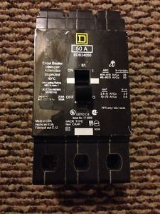 Square D Circuit Breaker 50A Edb34050 Guarantee - SPW Industrial