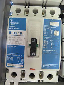 Westinghouse Fdb3030 30 Amp Circuit Breaker - SPW Industrial