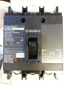 Square D Qbl32225 225 Amps 240 Volts 3 Pole Used - SPW Industrial