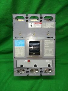 Siemens 400 Amp Sentron Circuit Breaker 3 Pole Jd63F400 600V 250 Amp ...