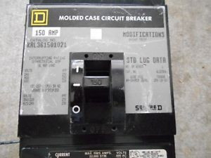 Square D Kal361501021 Kal 150 Amp Shunt Breaker Kal36150 - SPW Industrial