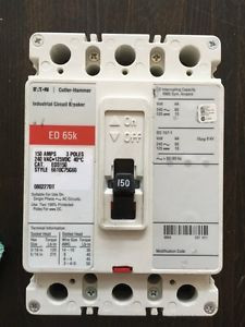 1 Ed3150 Eaton Cutler Hammer 150 Amp 65K Circuit Breaker - SPW Industrial