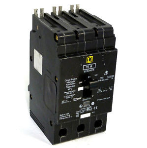 Square D Edb34015 15A 3-Pole 480V Circuit Breaker - SPW Industrial