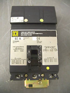 Square D I-Line Circuit Breaker Cat Fc34060 60A/480V/3Pole - SPW Industrial