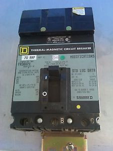 Square D Cat. No. Fa36070 Series2 70Amp Thermal Magnetic Circuit ...
