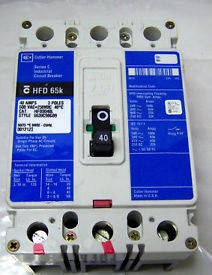 4381 Cutler Hammer Circuit Breaker Hfd3040L 40A 3P 600V - SPW Industrial