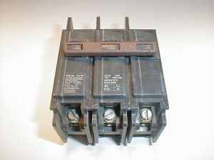 Ite Bolt-On Bq3B100 3 Pole 100 Amp 120/240 Volt Circuit Breaker - SPW ...