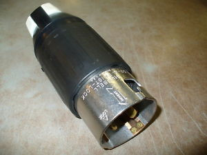 Electrical plug Hubbell CS-8365C Twist-Lock. 50A, 250V 3 ph, 3 pole, 4 ...