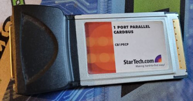 Startech Cb1Pecp 1 Port Parallel Pcmcia Cardbus Adapter - SPW Industrial