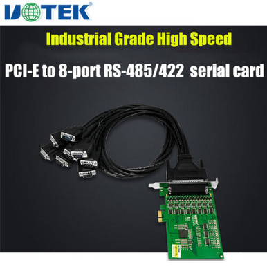 Industrial Pcie To 8-Port Rs485 Rs422 Converter High Speed Serial Card ...