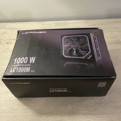Lc-Power Lc1000M V2.31 Power Supply, Super Silent 1000 W 20+4 Pin Atx ...